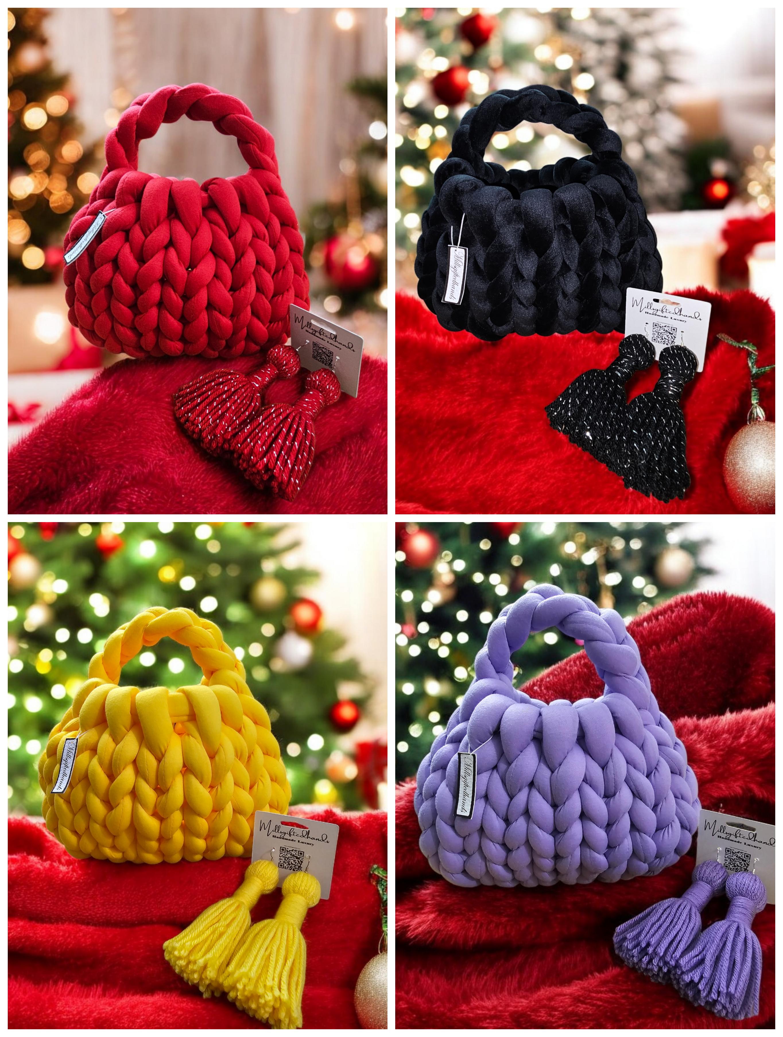 Chunky Handmade Bags – Millsgiftedhands LLC
